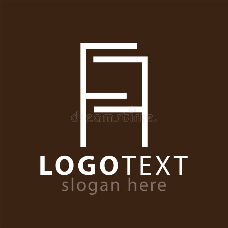 FF Letter Line Logo Element Stock Vector - Illustration of combination ...