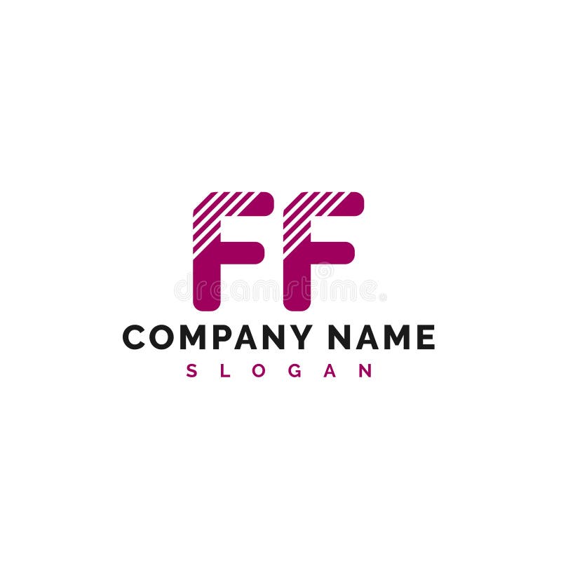 FF Letter Logo Design. FF Letter Logo Vector Illustration - Vector ...