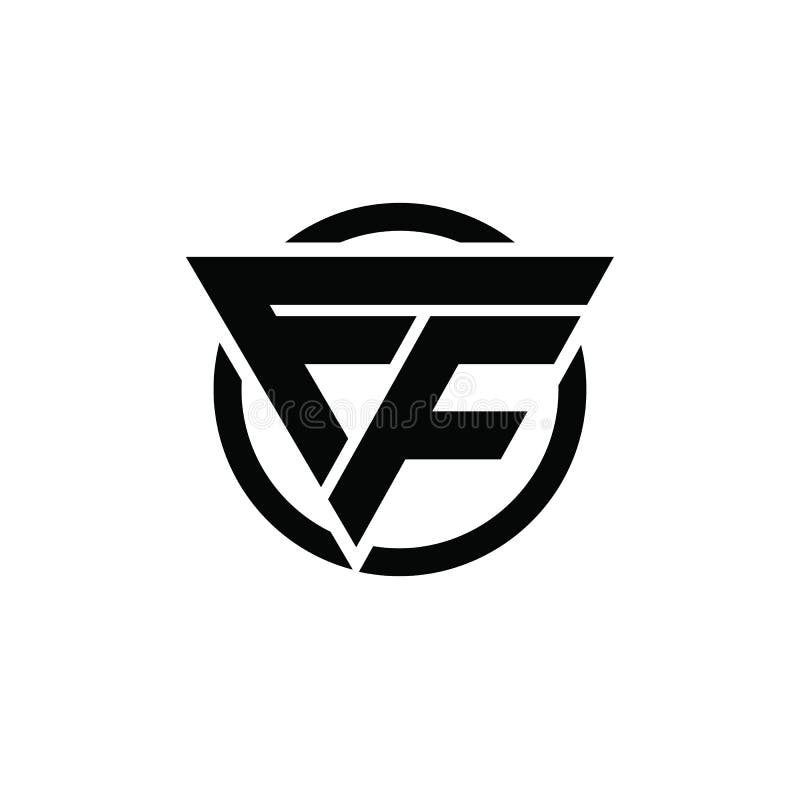 FR Trianagle Circle Logo Design Concept for Corporate Company Identity ...