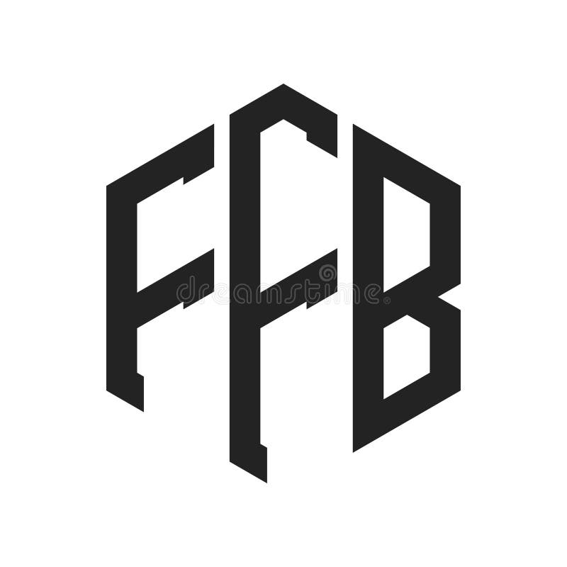 FFB Logo Design. Initial Letter FFB Monogram Logo Using Hexagon Shape ...