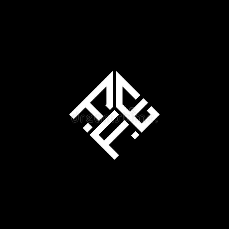 FFE Letter Logo Design on Black Background. FFE Creative Initials ...