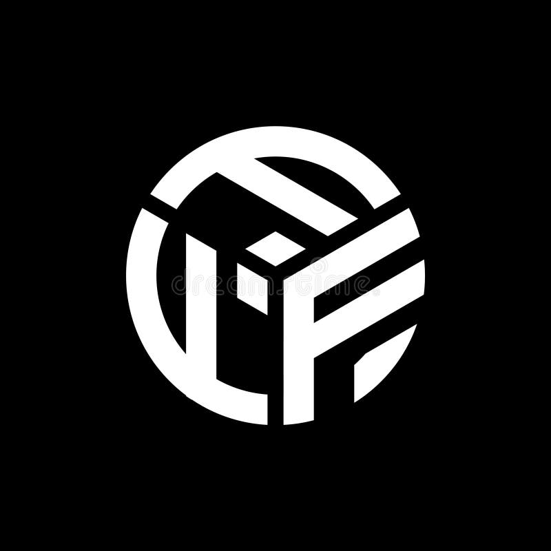 FFF Letter Logo Design on Black Background. FFF Creative Initials ...