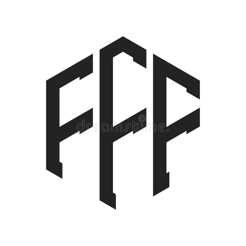 FFF Logo Design. Initial Letter FFF Monogram Logo Using Hexagon Shape ...