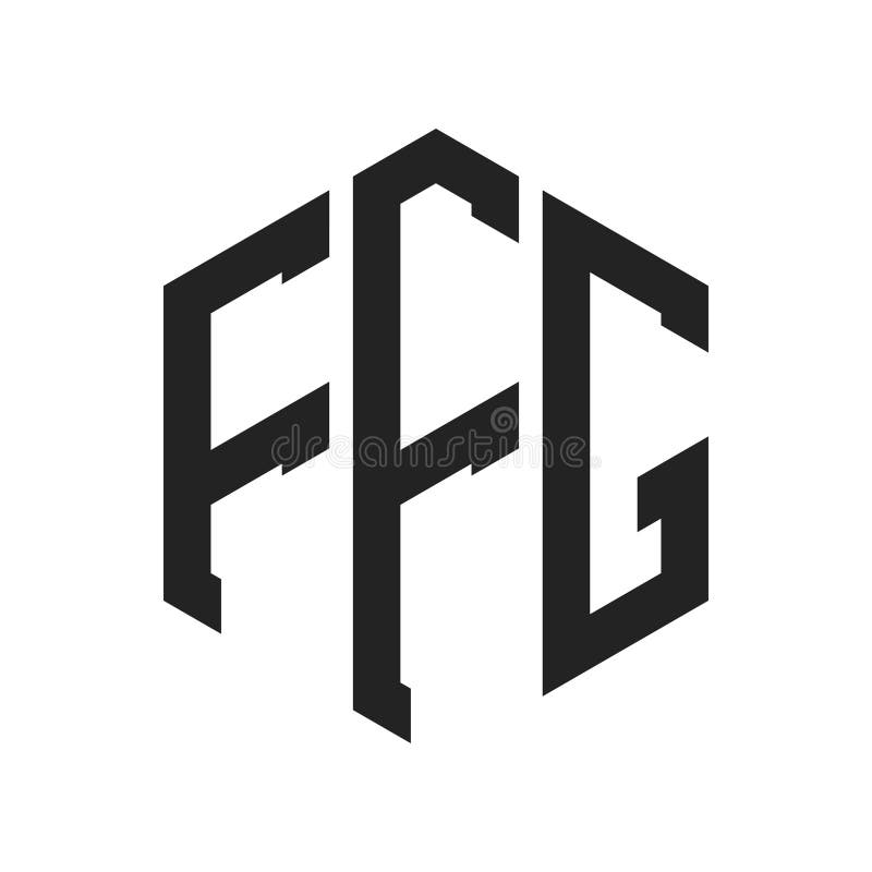 FFG Logo Design. Initial Letter FFG Monogram Logo Using Hexagon Shape ...