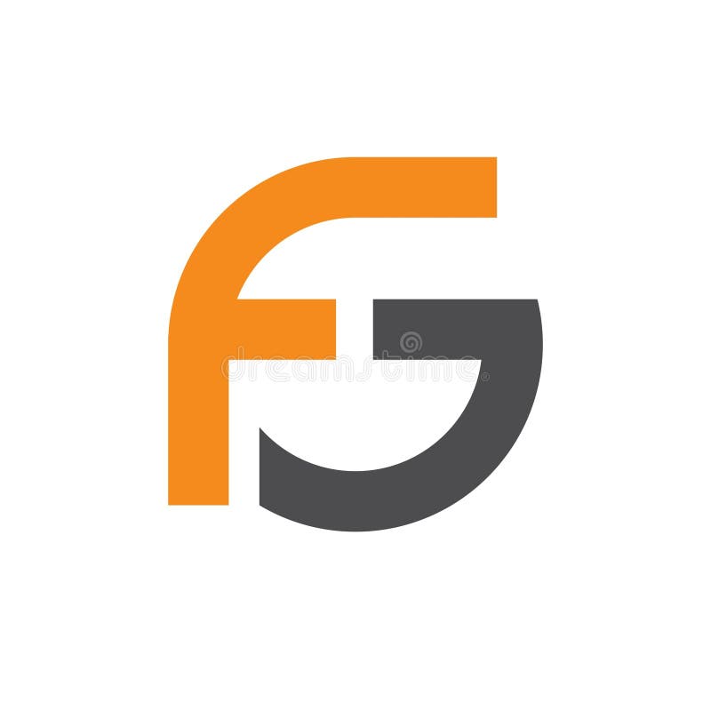 Fg Letter Symbol Icon Design. Fg Initial Letter Icon, Sign of Fg Letter ...