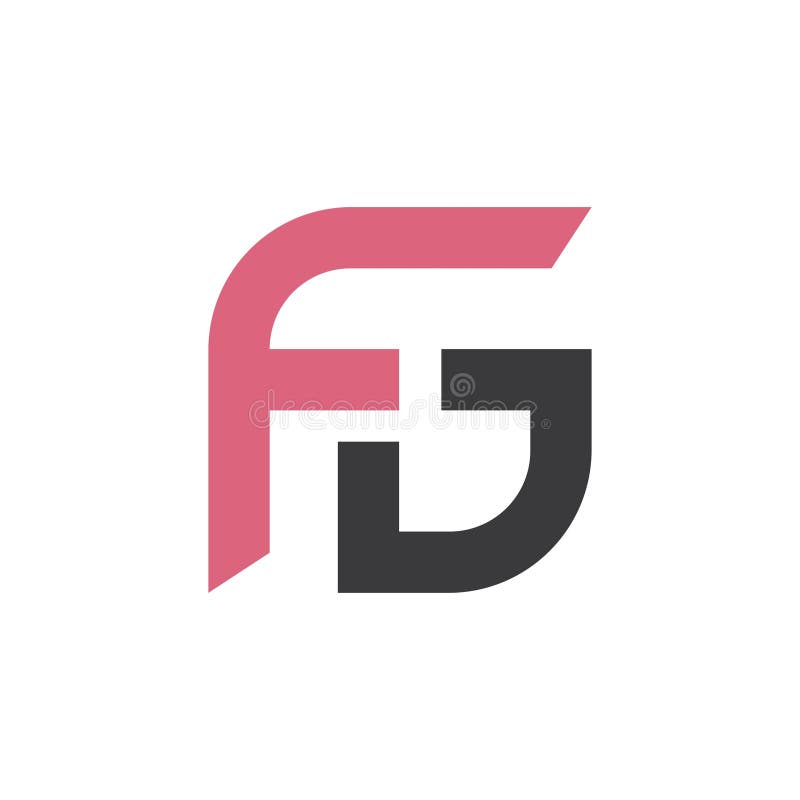 Fg Letter Symbol Icon Design. Fg Initial Letter Icon, Sign of Fg Letter ...