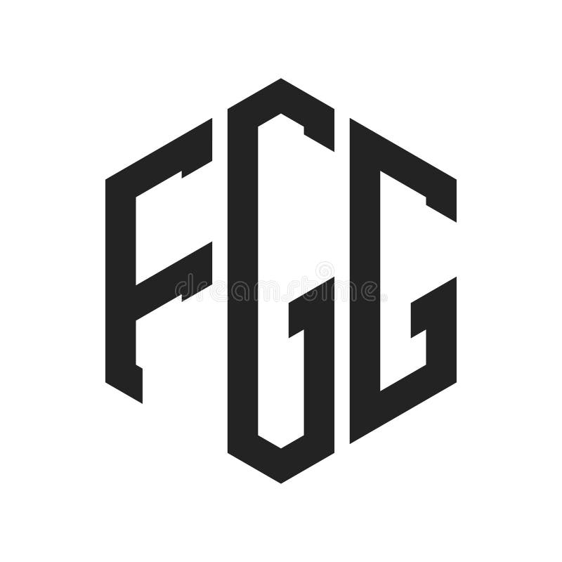 FGG Logo Design. Initial Letter FGG Monogram Logo Using Hexagon Shape ...