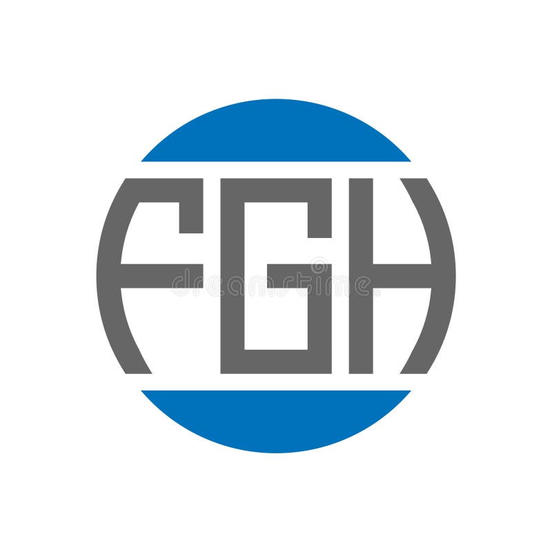 FGH Letter Logo Design on White Background. FGH Creative Initials ...