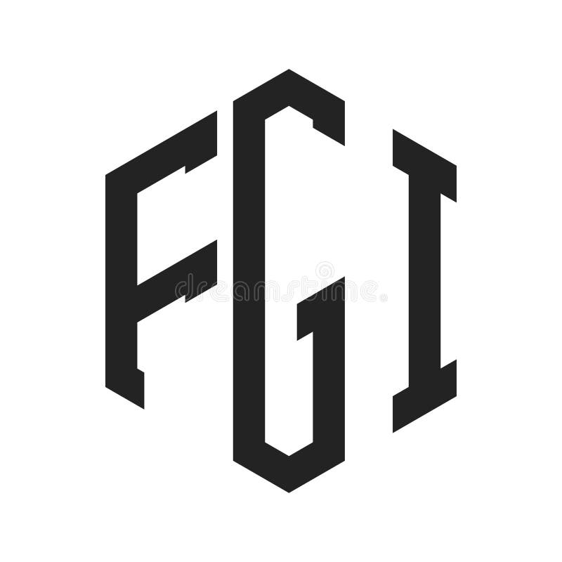 FGI Logo Design. Initial Letter FGI Monogram Logo Using Hexagon Shape ...