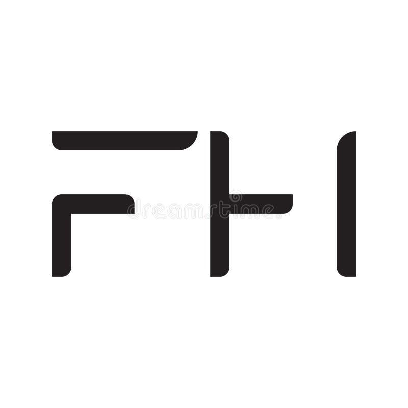 Fh Initial Letter Vector Logo Icon Stock Vector - Illustration of ...
