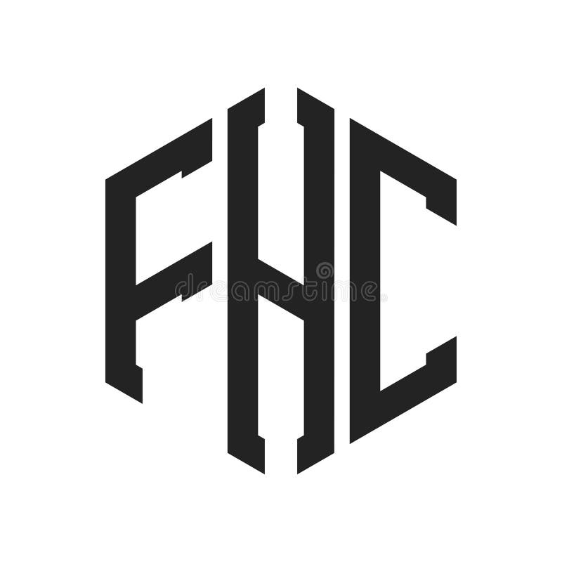 FHC Logo Design. Initial Letter FHC Monogram Logo Using Hexagon Shape ...