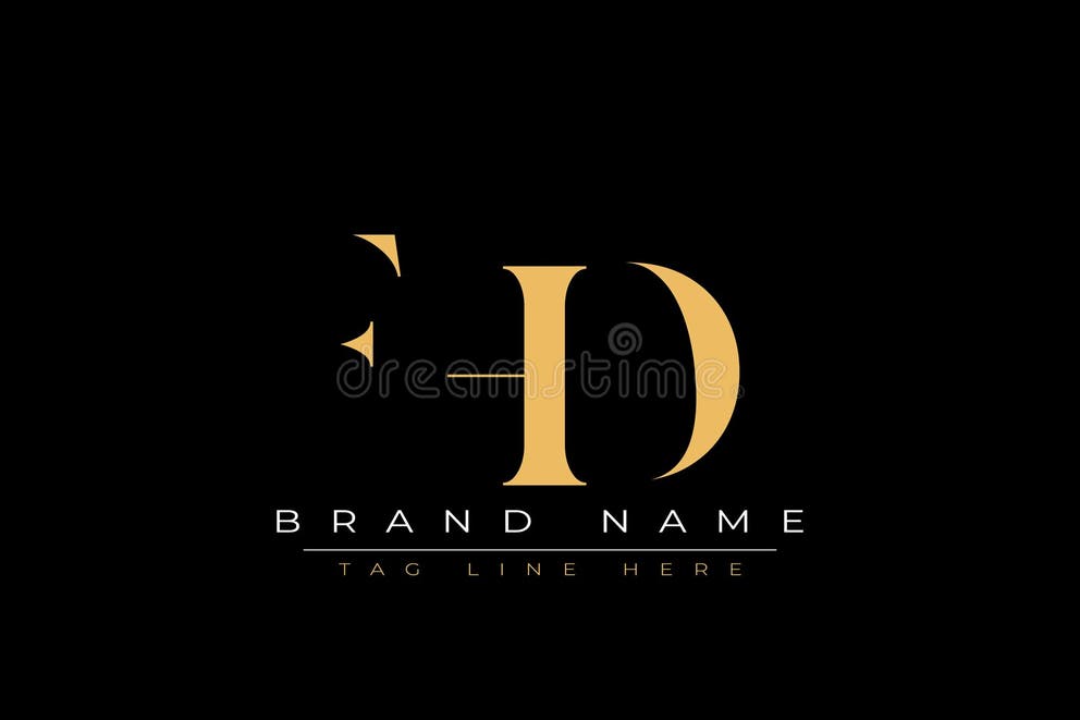 FHD Abstract Letter Logo Design Stock Vector - Illustration of abstract ...