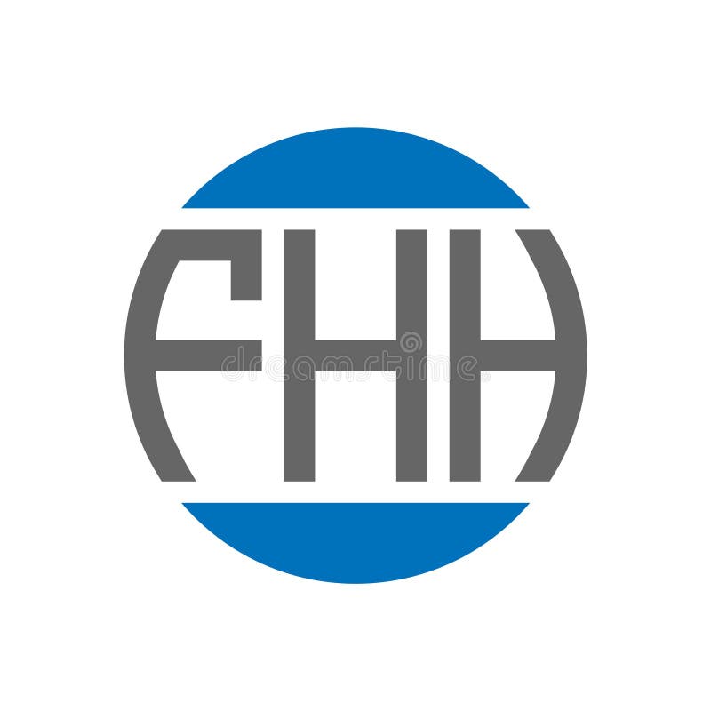 FHH Letter Logo Design on White Background. FHH Creative Initials ...