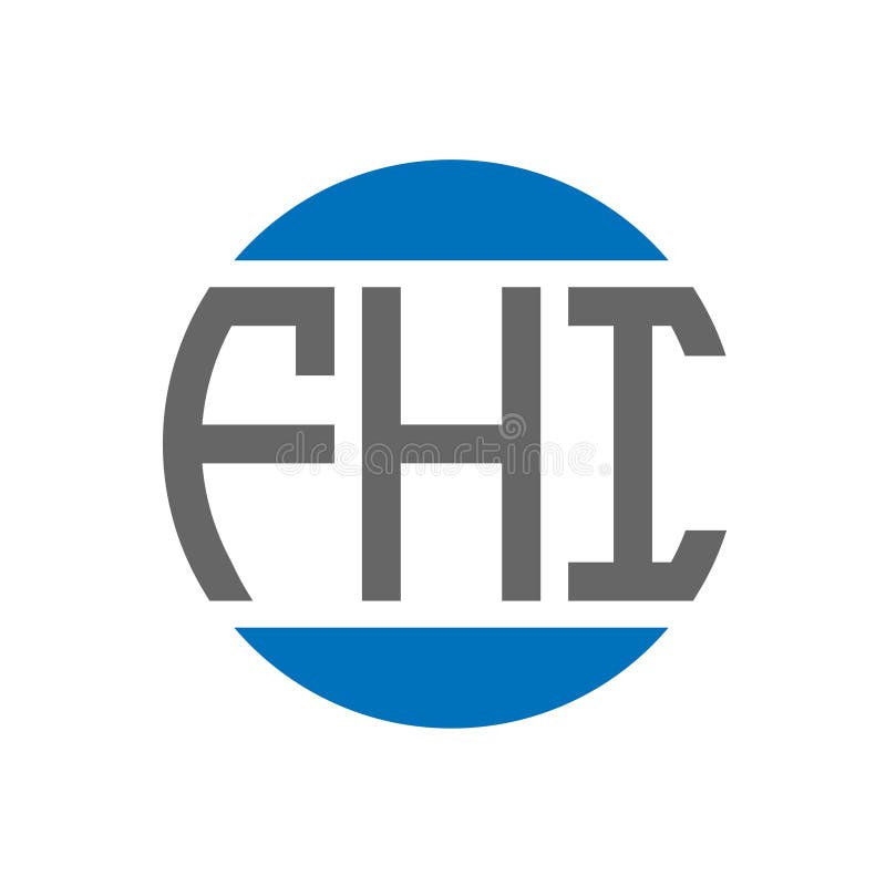 FHI Letter Logo Design on White Background. FHI Creative Initials ...