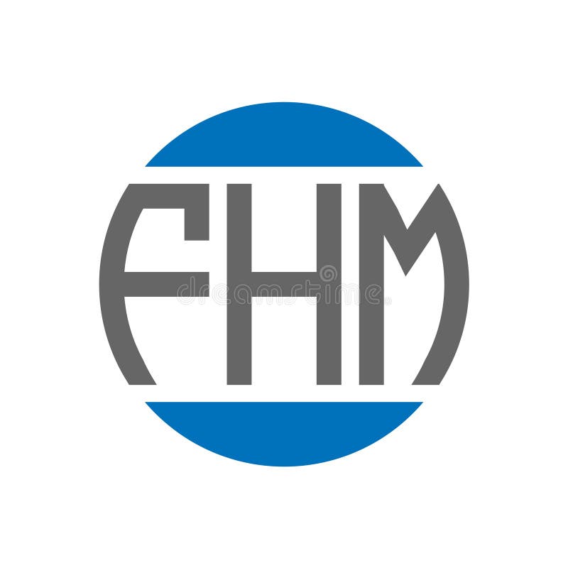 FHM Letter Logo Design on White Background. FHM Creative Initials ...