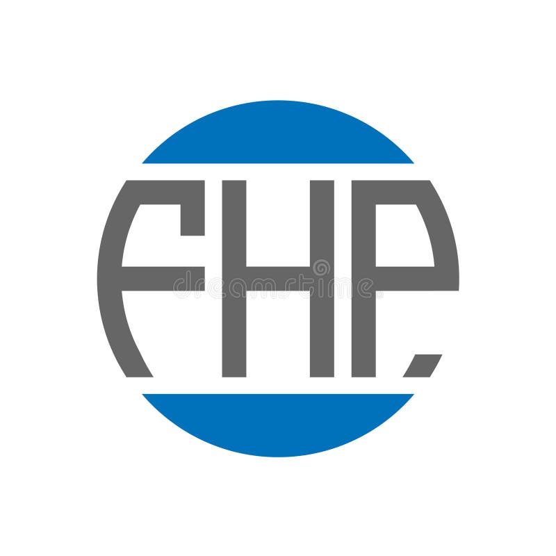 FHP Letter Logo Design on White Background. FHP Creative Initials ...