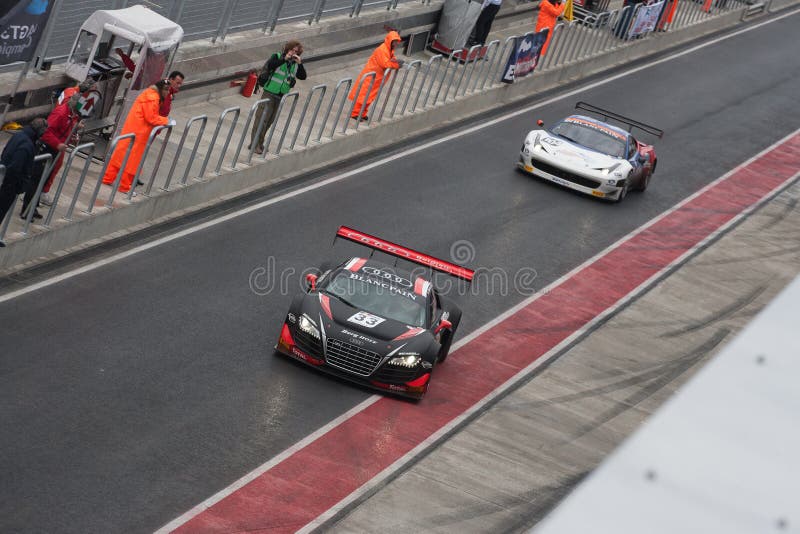FIA GT cars at pit-stop editorial photo. Image of power - 26435861