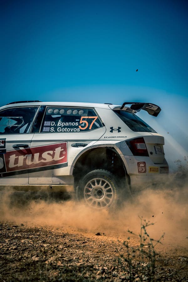 FIA World Rally Championship Editorial Stock Image - Image of greece ...