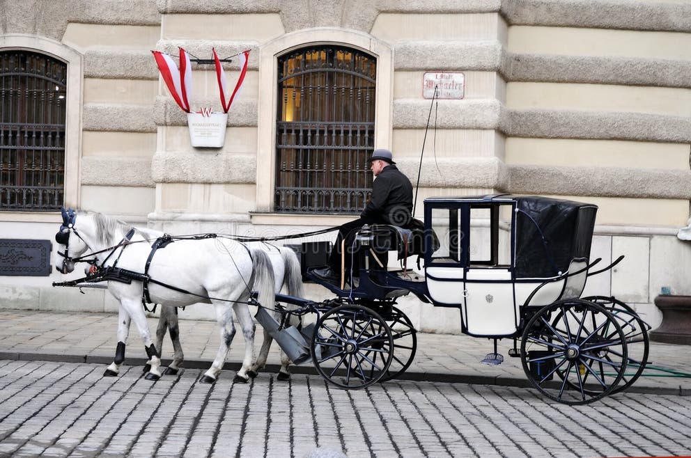 Fiaker editorial photo. Image of fiaker, horse, coach - 21952686