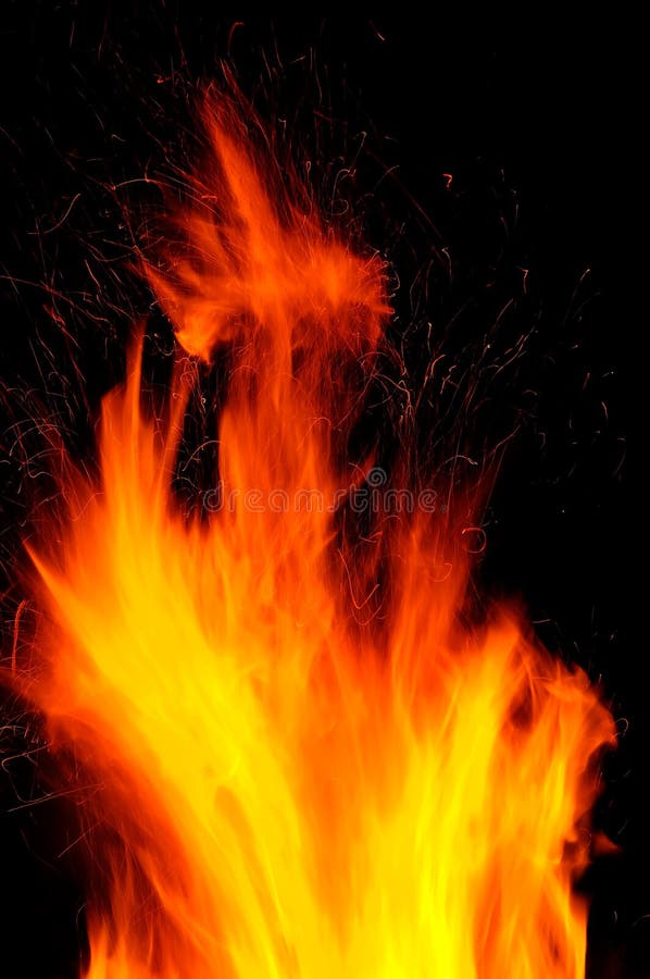 Fiamma del fuoco fotografia stock. Immagine di ardente - 14323136