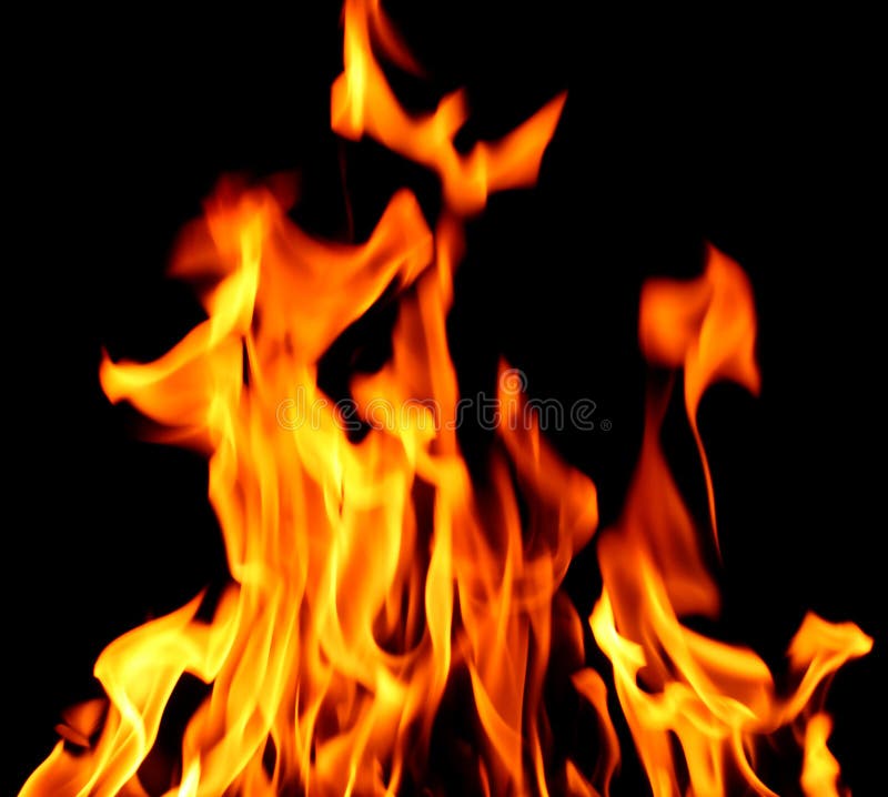 Fiamma di fuoco immagine stock. Immagine di sfondo, camino - 6021027