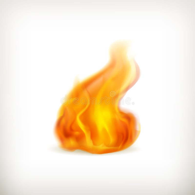 Icona Della Fiamma Del Fuoco Illustrazioni, Vettoriali E Clipart Stock ...