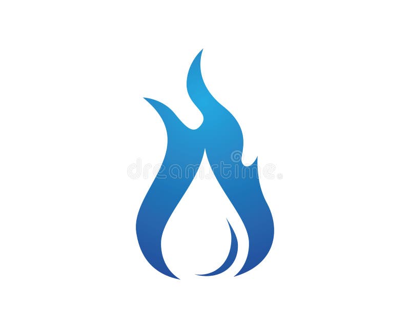 Fiamma Logo Template Del Fuoco Illustrazione Vettoriale - Illustrazione ...