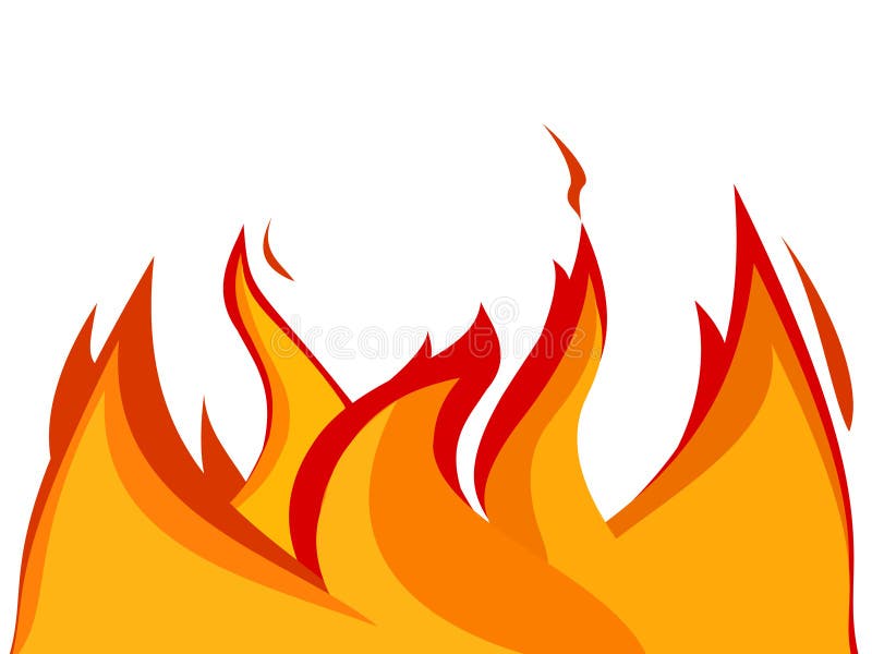 Fiamme illustrazione vettoriale. Illustrazione di modello - 59642512