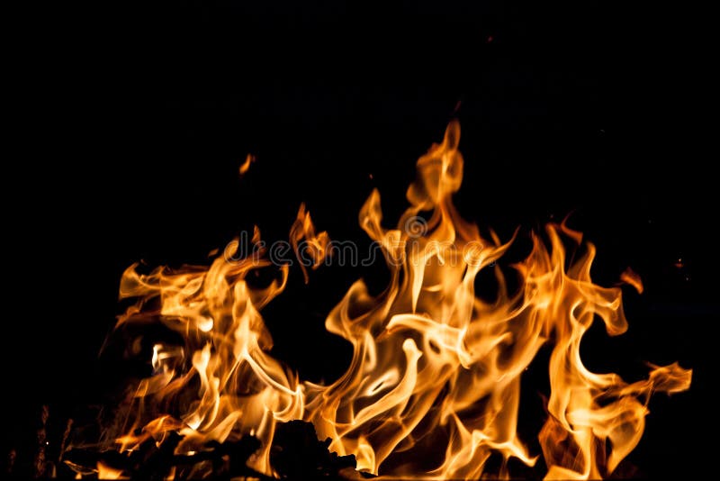 Fuoco e fiamme. immagine stock. Immagine di infiammabile - 20819651