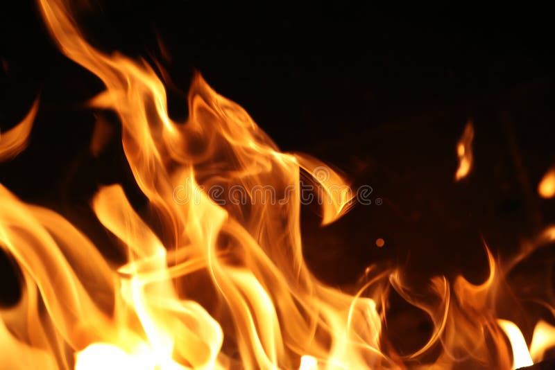 Fiamma di fuoco fotografia stock. Immagine di nero, fiamma - 41790080