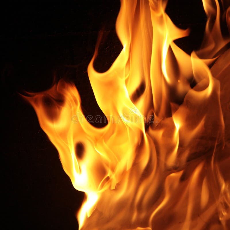 Fiamme del fuoco immagine stock. Immagine di ustione - 18564227