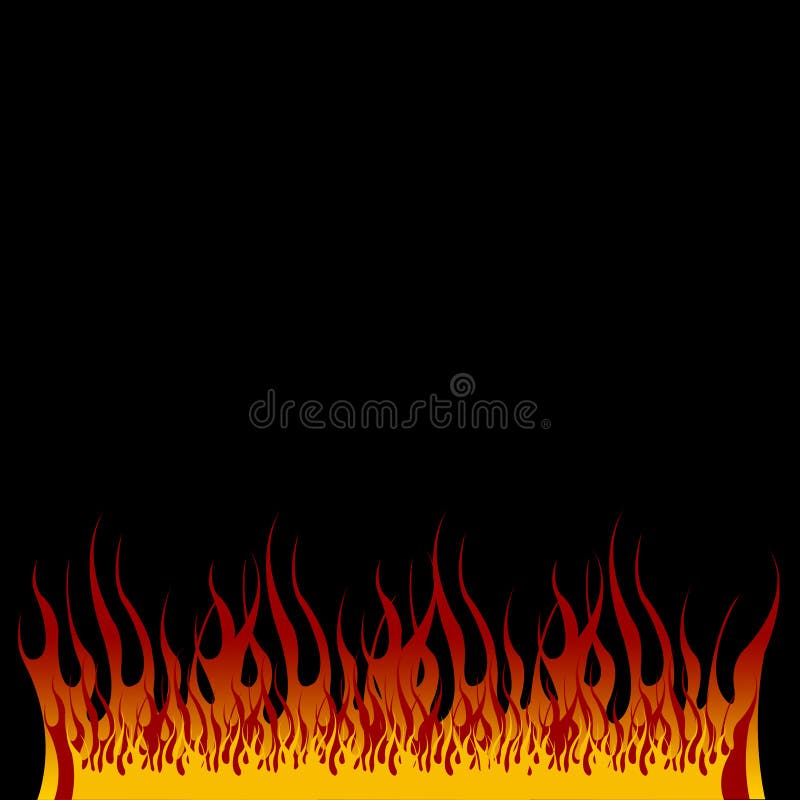Fiamme di inferno illustrazione di stock. Illustrazione di bici - 112299