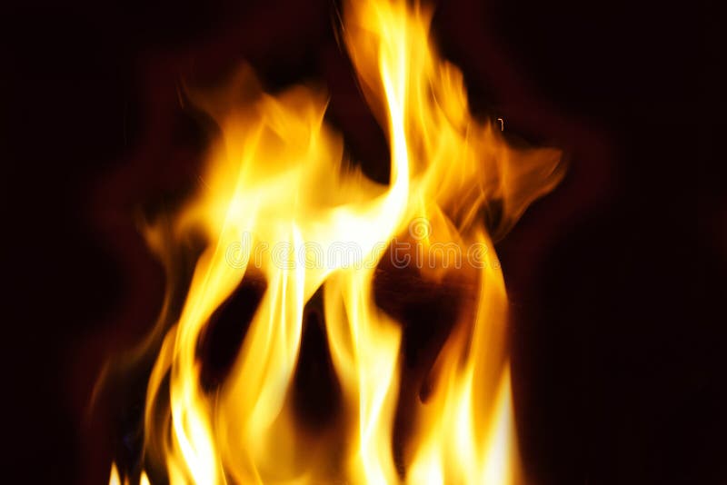 Fiamme e fuoco fotografia stock. Immagine di fulmine, calore - 4990116