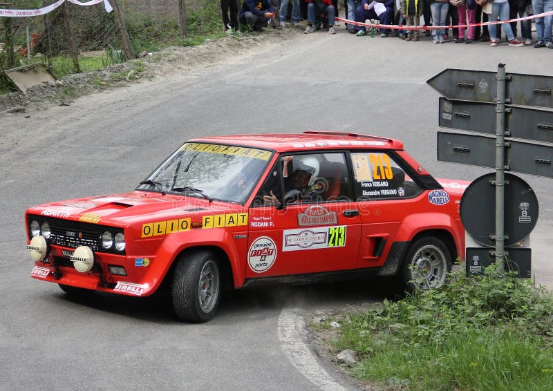 Fiat 131 Abarth Rally Car-7 Â° Rally Legend 10 October 2019-Republic of ...