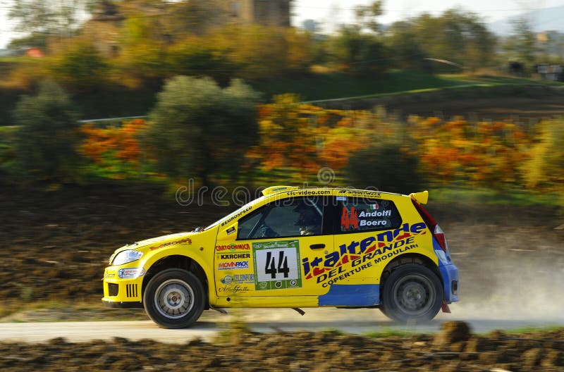 Fiat Punto rally car editorial image. Image of italian - 22055955