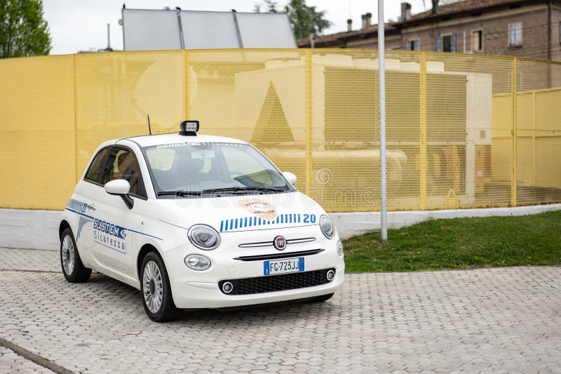 Fiat 500 Retro Car of System Sicurezza Security Company in Italy ...