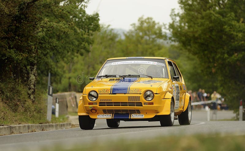 Fiat Ritmo Abarth Historic Rally Car Editorial Stock Image - Image of ...