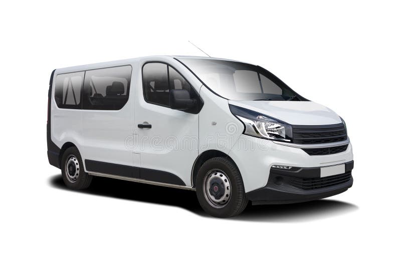Fiat Talento white van stock image. Image of tourism - 79142157