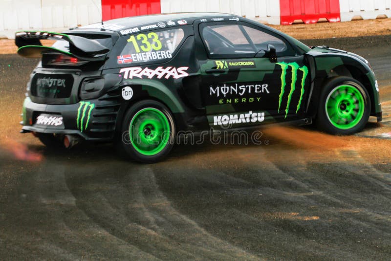 FiaWorldRx-Solberg Henning photographie éditorial. Image du boue - 45663722