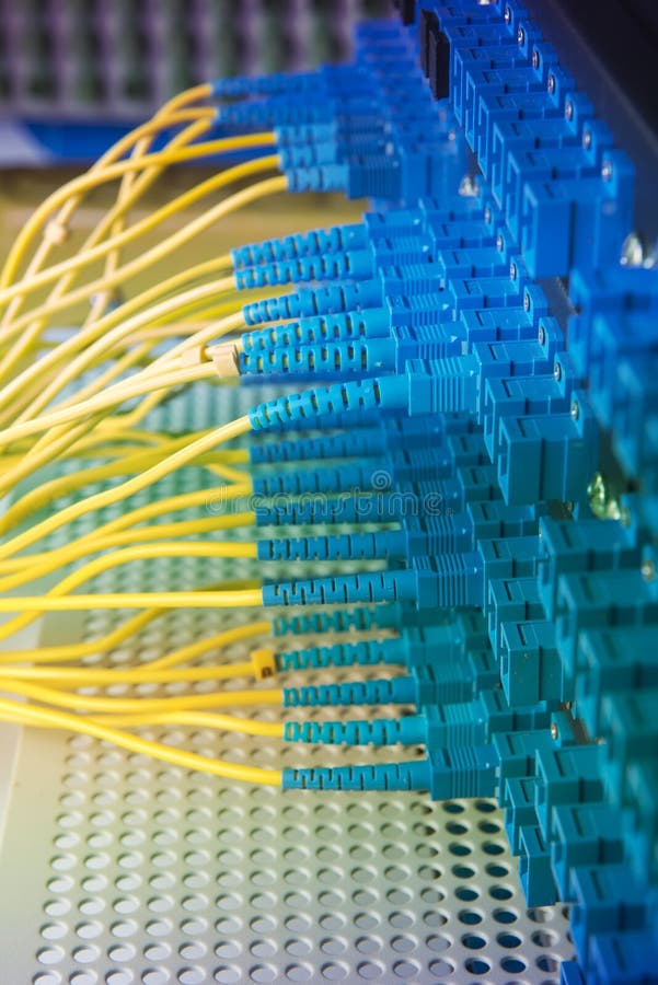 Fiber Cable Serve with Technology Style Against Fiber Optic Stock Photo ...