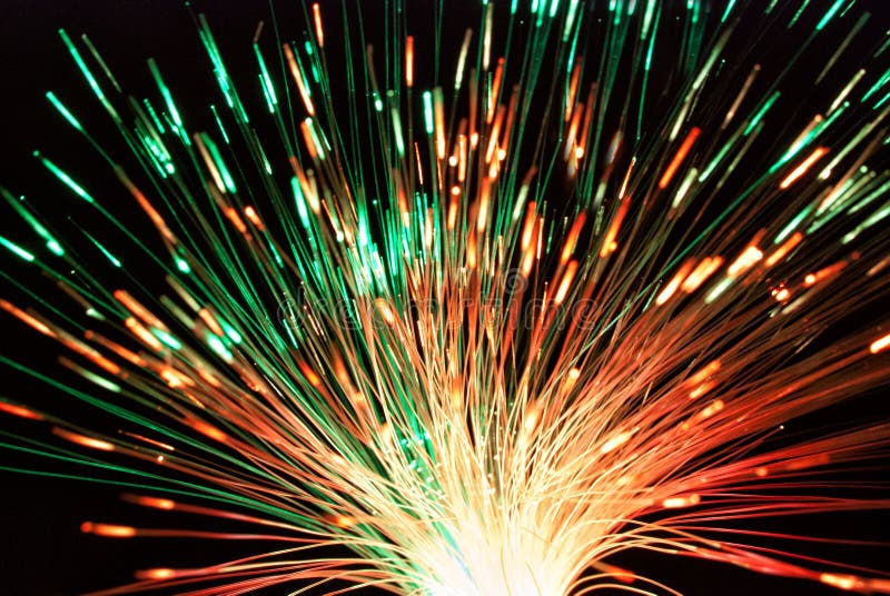 Fiber optics close-up stock photo. Image of background - 4470832