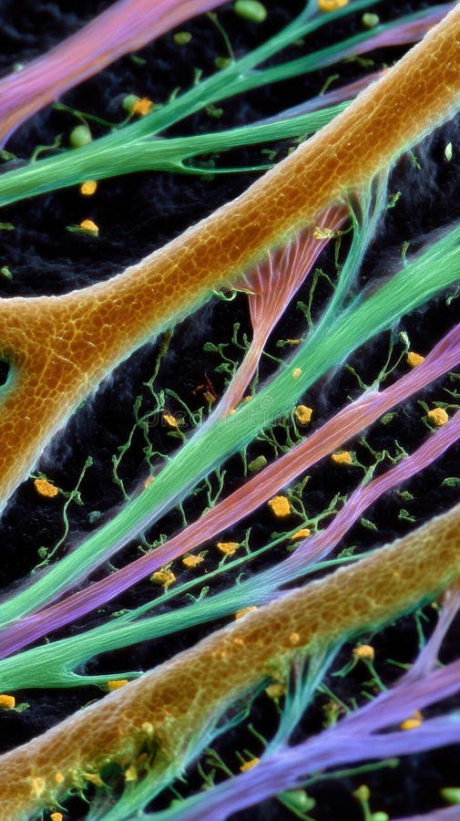 Fiber Like Structures of Multi-colored Strands Showing Connections To ...