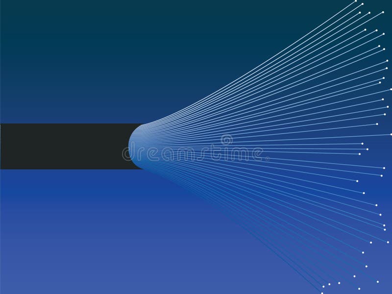 Fiber optic cable stock vector. Illustration of underground - 5831325
