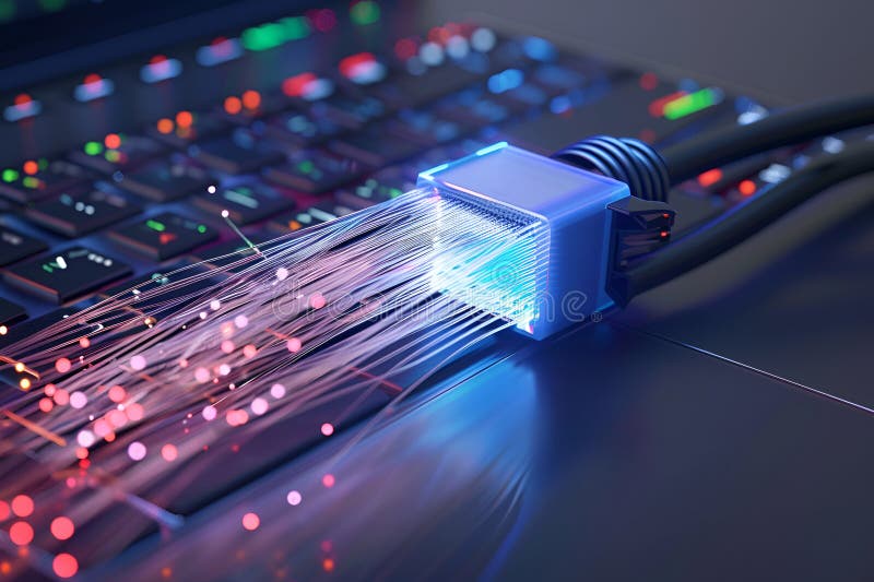 Fiber Optic Cable for Connecting To a Computer, Technology for ...