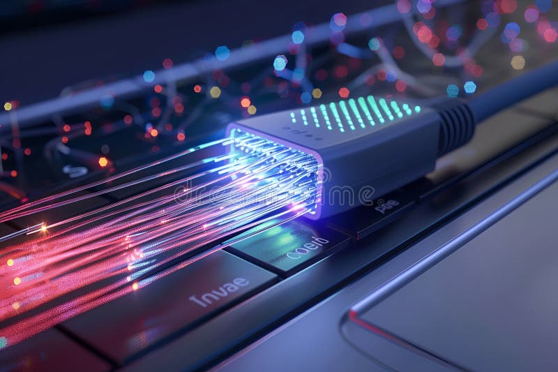 Fiber Optic Cable for Connecting To a Computer, Technology for ...