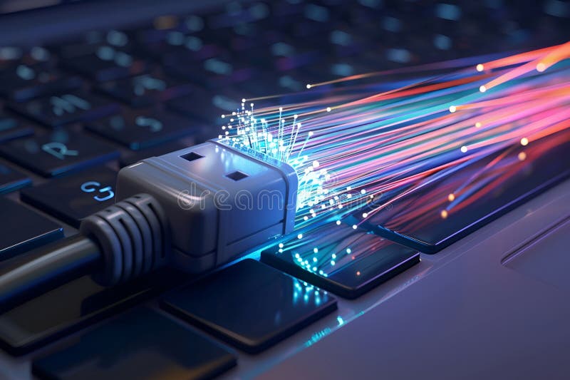 Fiber Optic Cable for Connecting To a Computer, Technology for ...