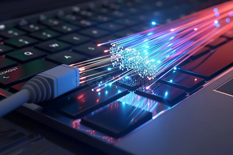 Fiber Optic Cable for Connecting To a Computer, Technology for ...