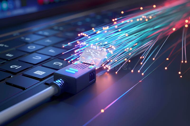 Fiber Optic Cable for Connecting To a Computer, Technology for ...