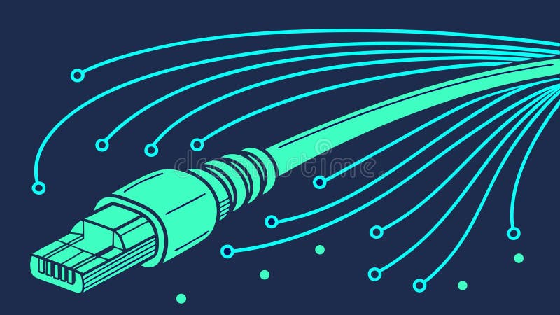 Fiber Optic Cable, Data Transmission, Technology Connection ...