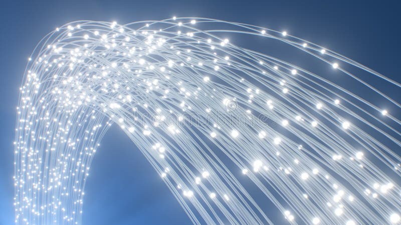 Fiber Optic Cable with Digital Data Transfer of Flowing Information ...